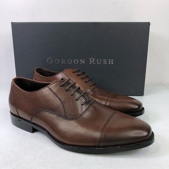 Gordon Rush | Shoes | Gordon Rush Dillon Brown Leather Oxford Dress ...